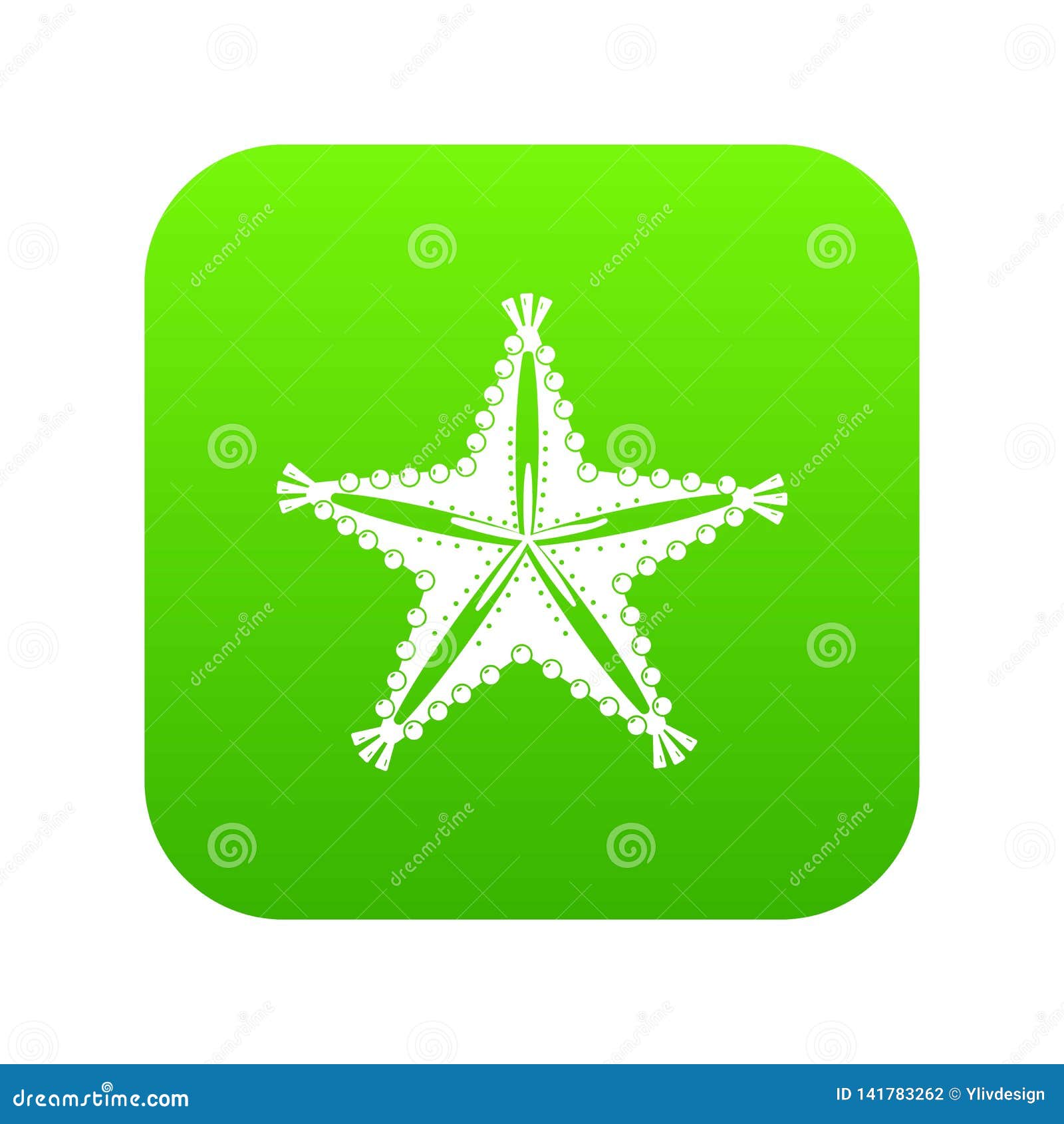 Starfish Icon, Simple Style Stock Vector - Illustration of animal ...