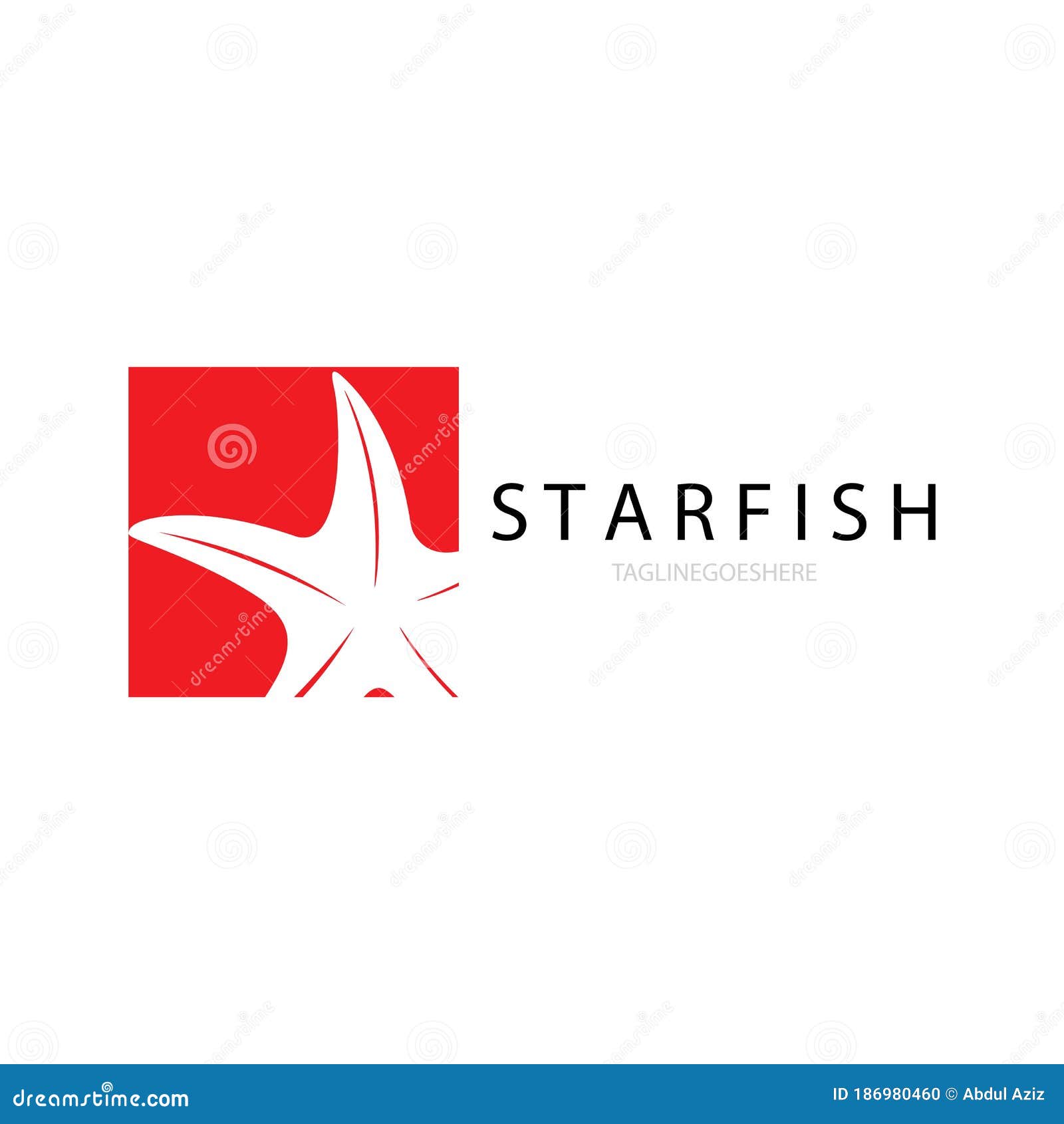 Starfish Illustration Icon Logo Vector Stock Vector - Illustration of ...
