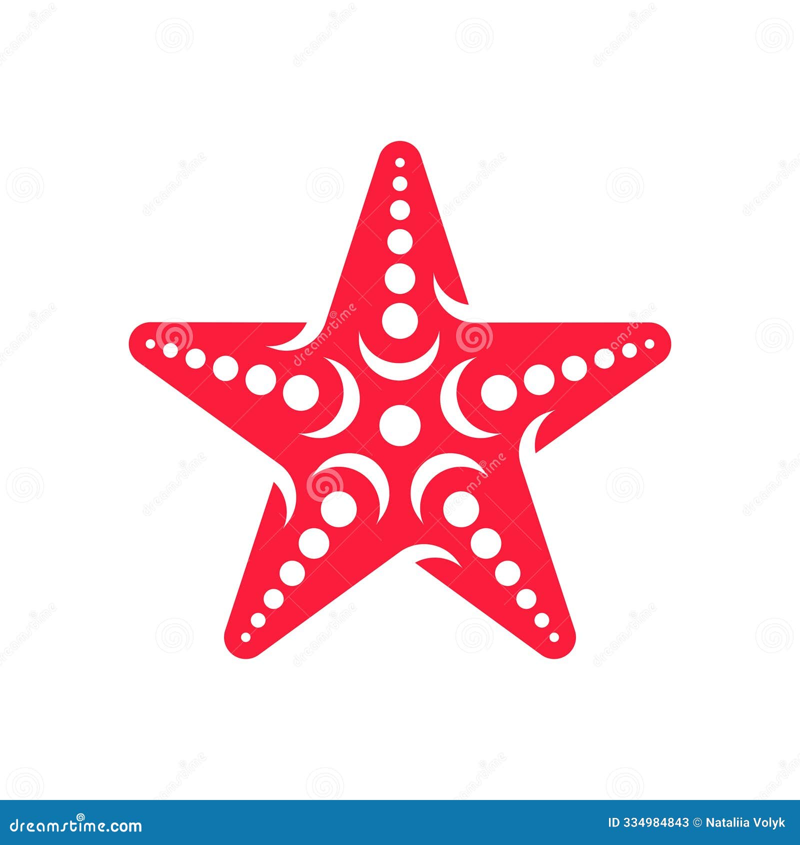 Starfish logo stock vector. Illustration of summer, abstract - 334984843