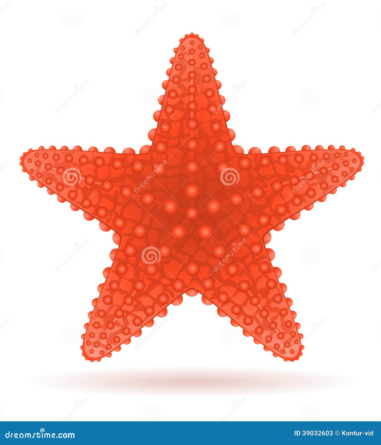 Starfish. Vector Drawing | CartoonDealer.com #136609249