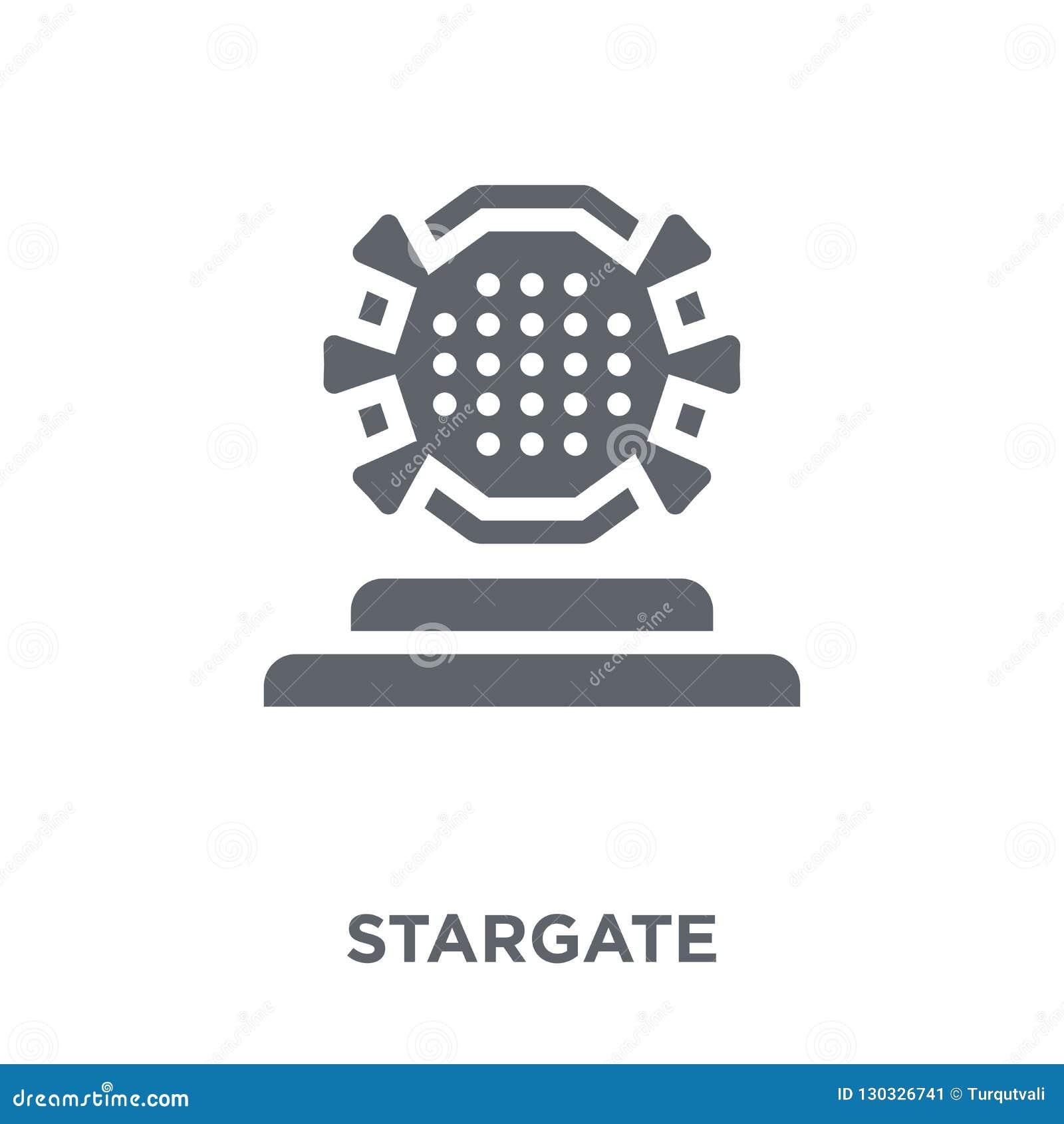 Stargate Icon. Trendy Stargate Logo Concept On White Background Vector ...