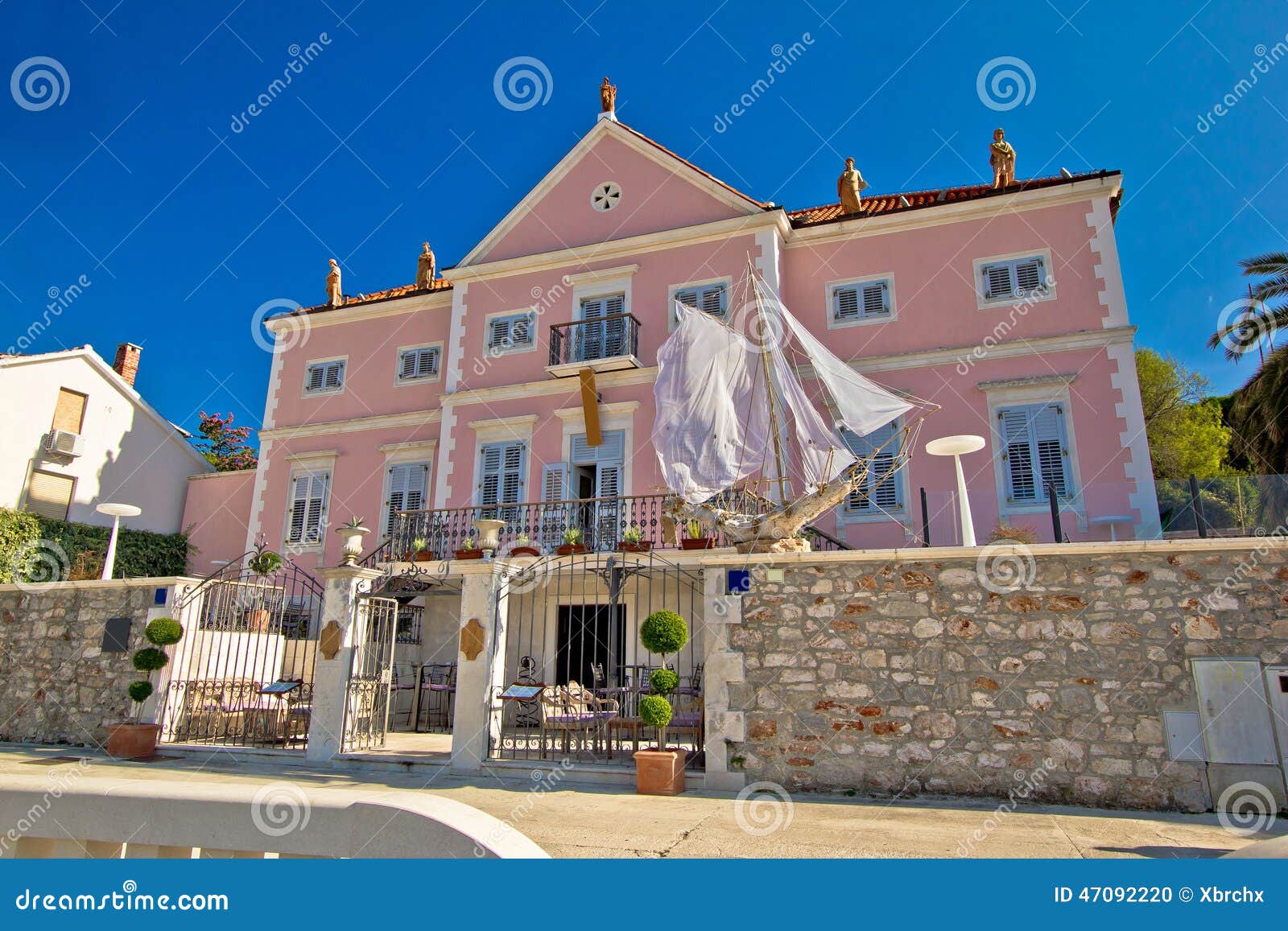 Stari Grad on Hvar Island Architecture Stock Photo - Image of ...