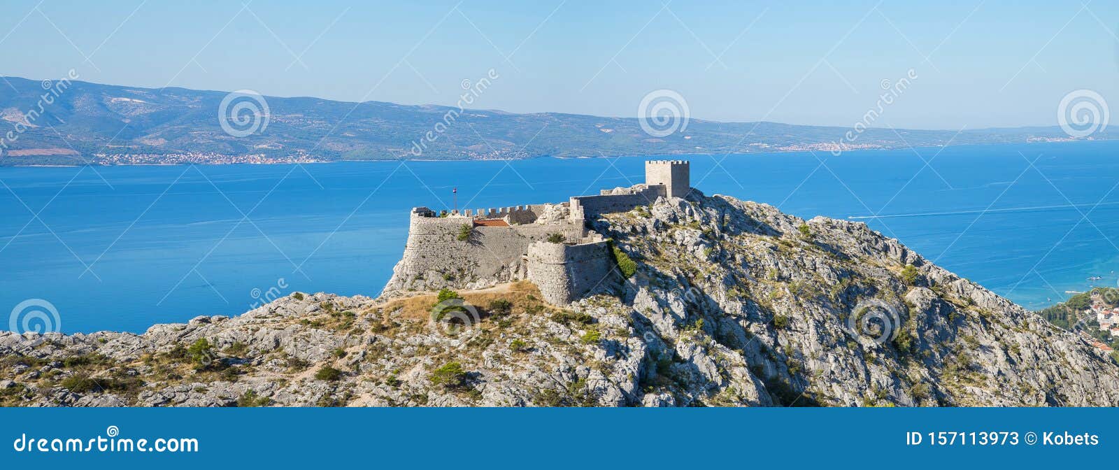 Starigrad Fortress in Omis Croatia Stock Image - Image of architecture ...