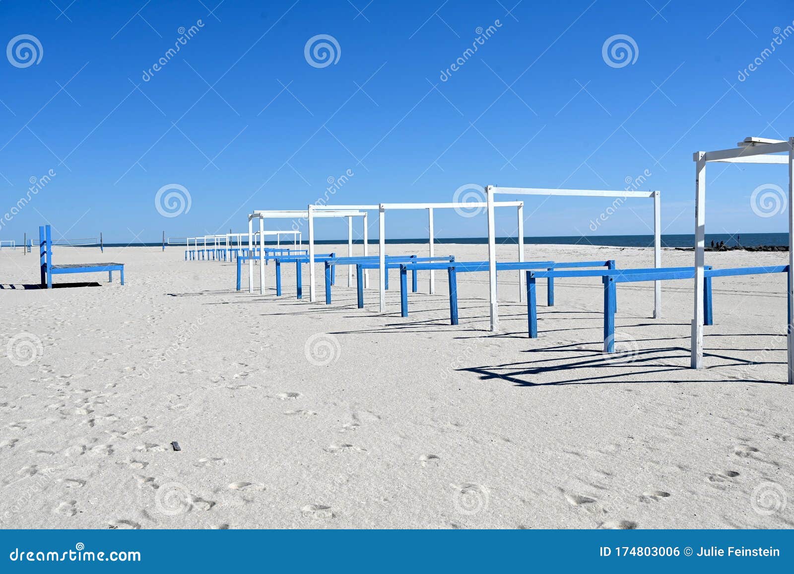Stark Beach Structures stock photo. Image of lonely - 174803006
