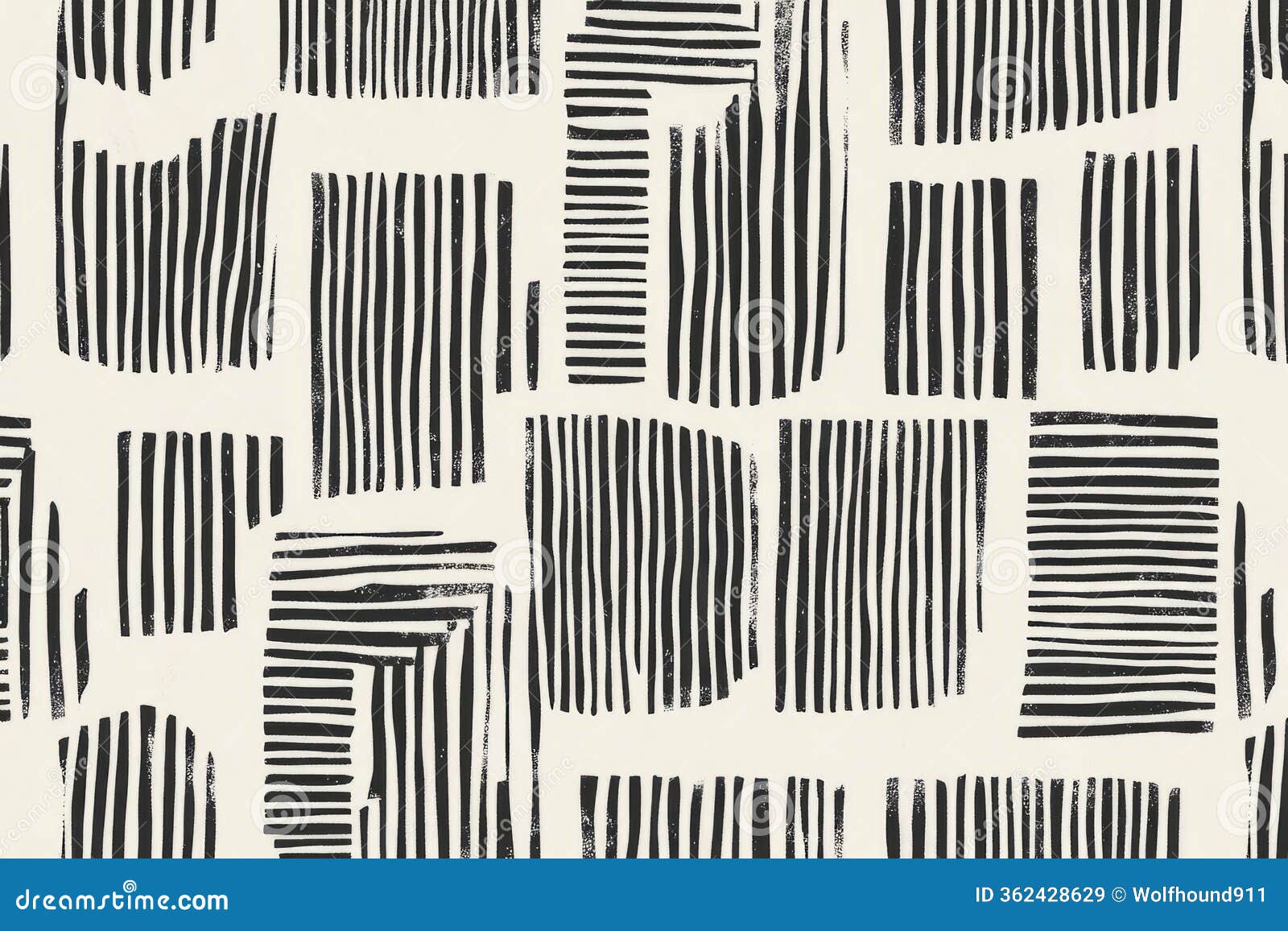 A Stark, Minimalist Brutalist Pattern Featuring Heavy, Bold Lines ...