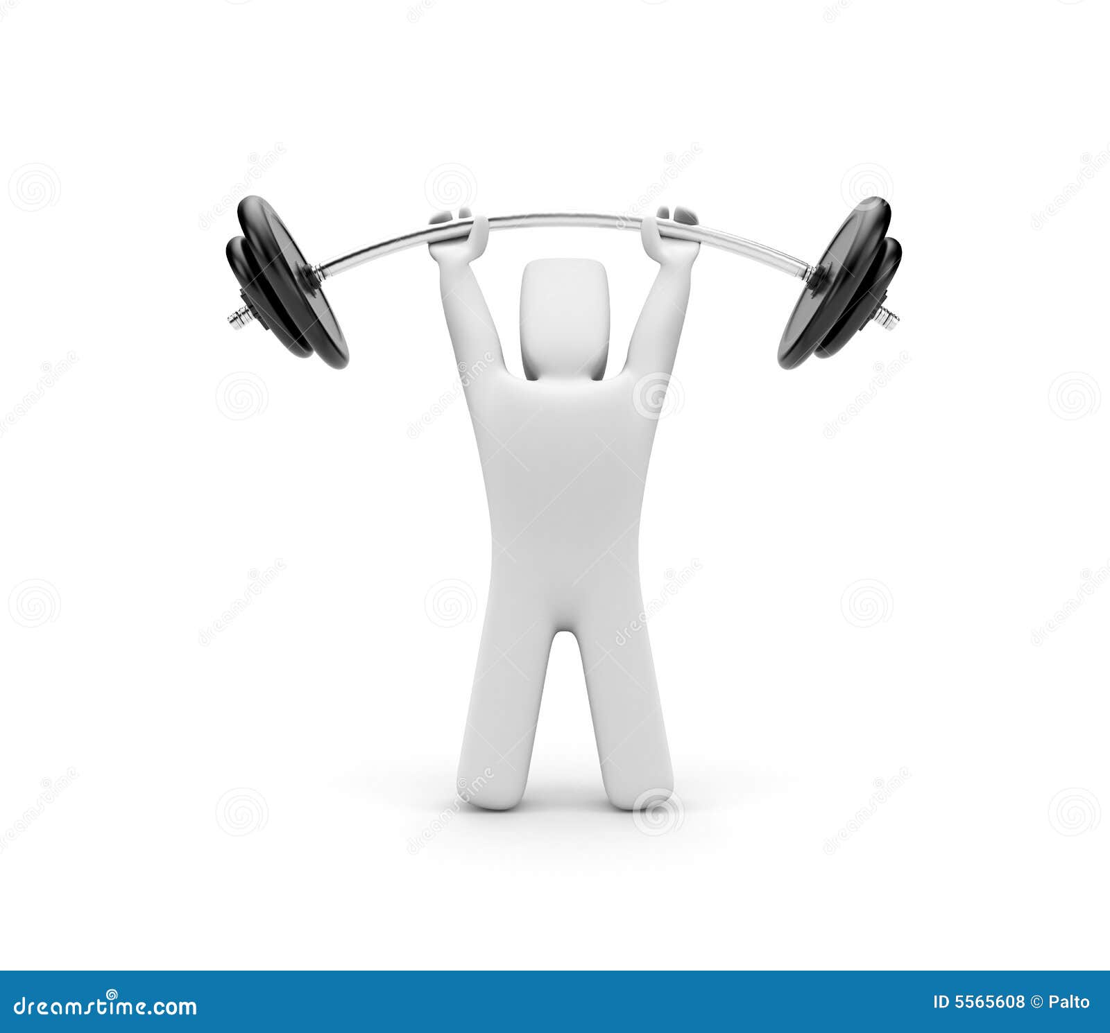 Stark person stock illustrationer. Illustration av mänskligt - 5565608