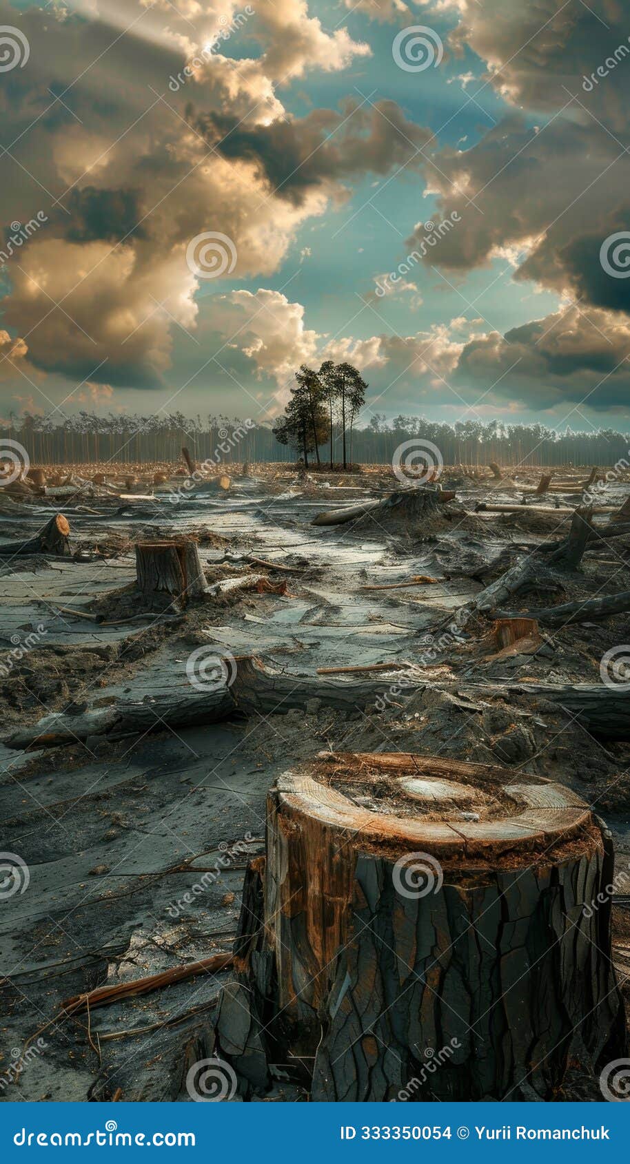 A Stark Representation of Deforestation and Desertification Impact on ...