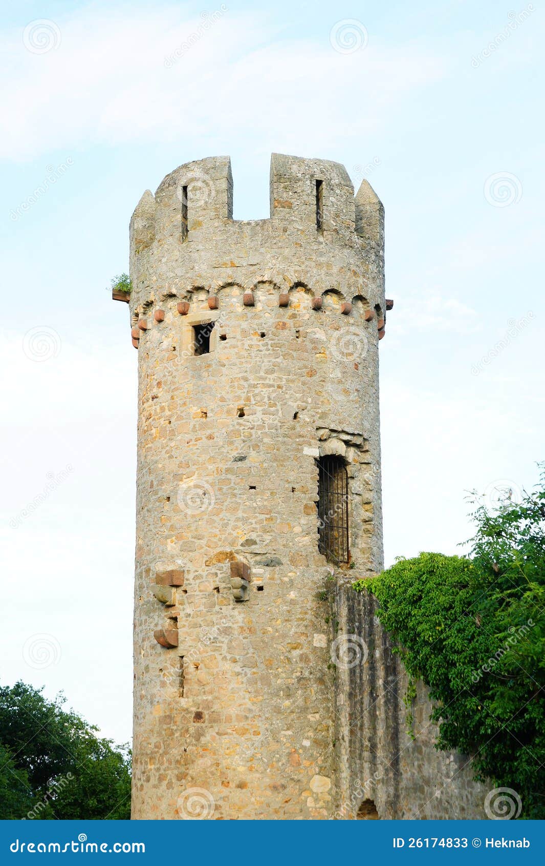 Starkenburg stock image. Image of cultural, round, heppenheim - 26174833