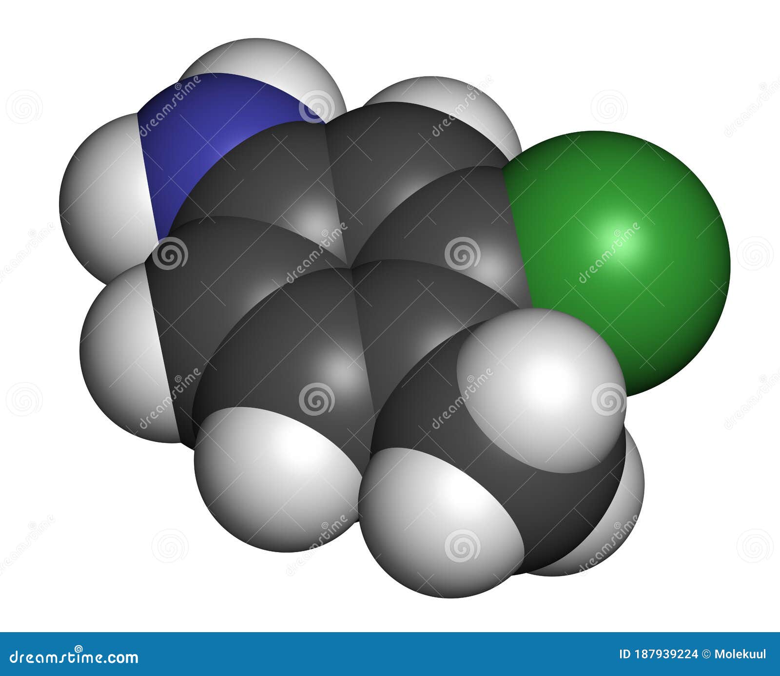 Starlicide Avicide Molecule Gull Toxicant. 3D Rendering. Atoms are ...