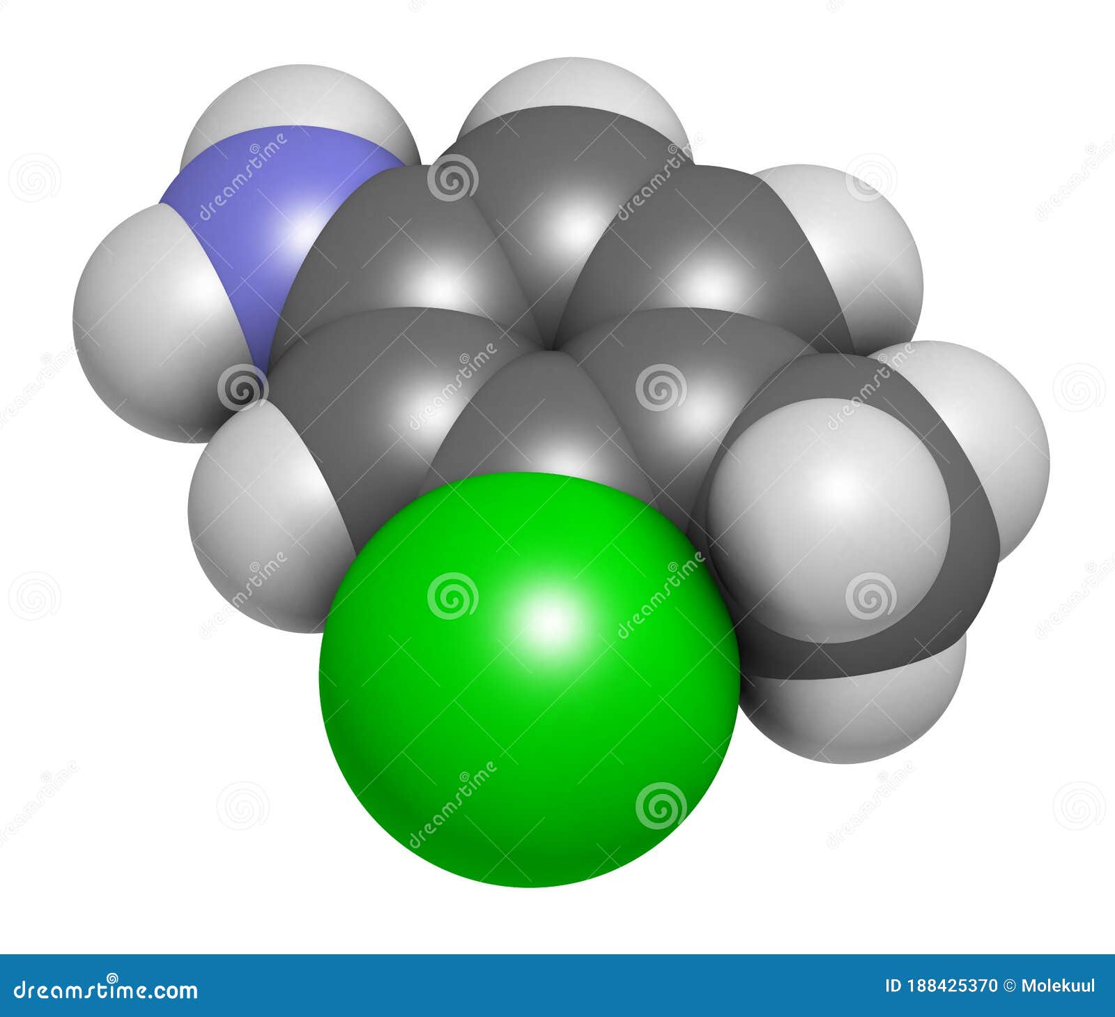 Starlicide Avicide Molecule (gull Toxicant). 3D Rendering Stock ...