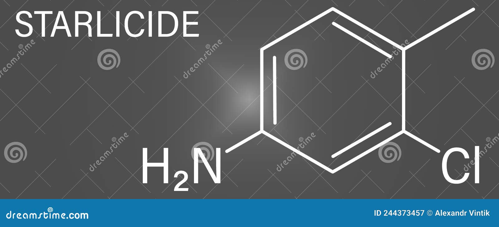 Starlicide Molecule. Skeletal Formula. Stock Vector - Illustration of ...