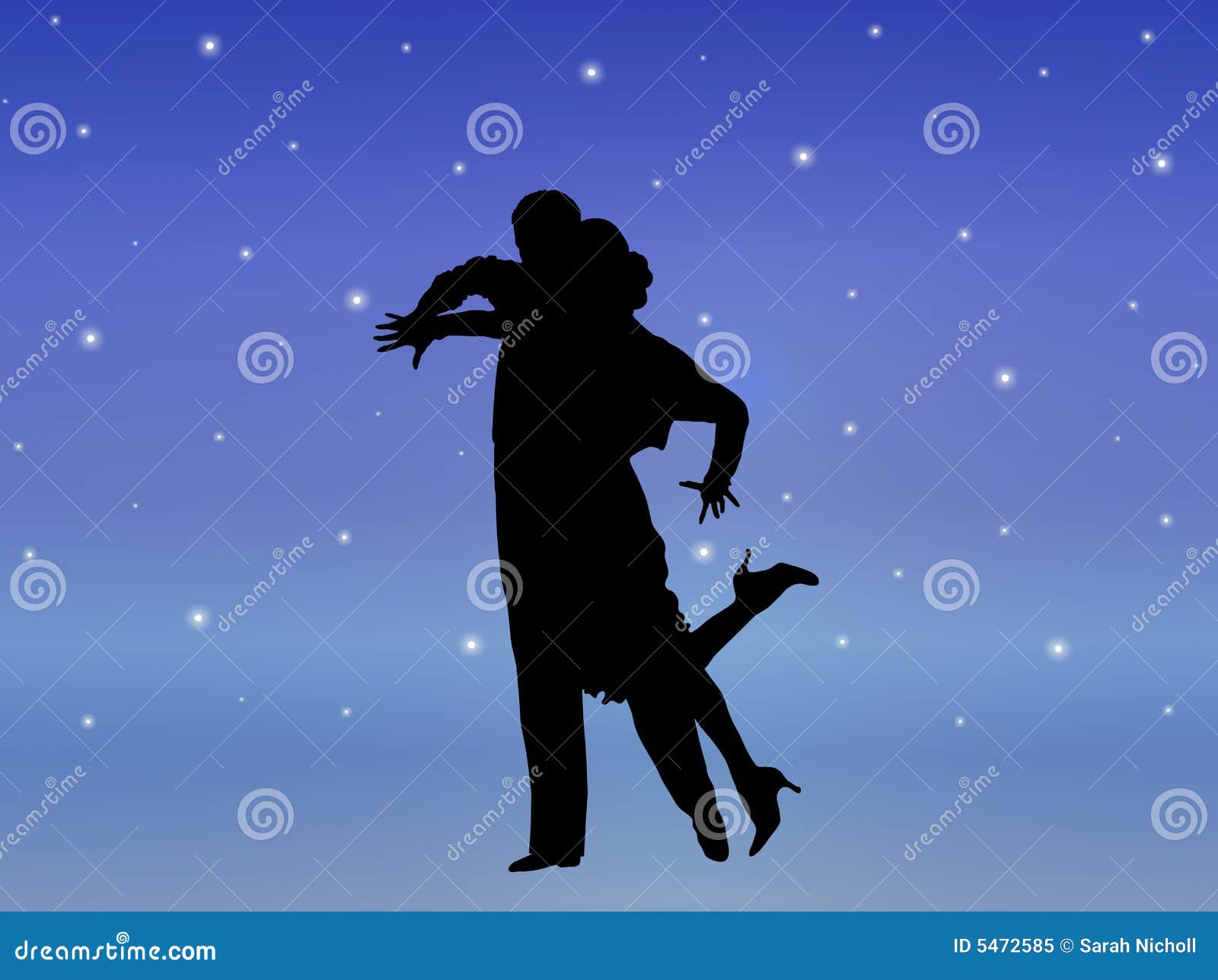 Starlight Dance 7 stock illustration. Illustration of graceful - 5472585