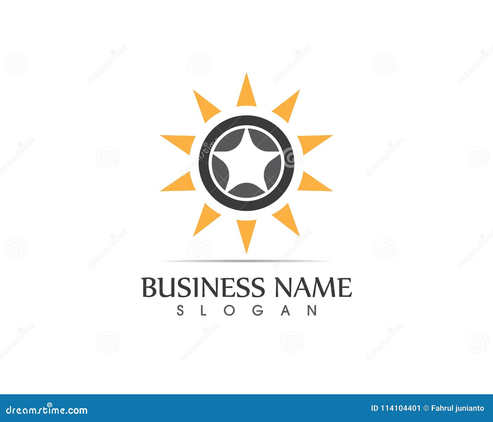 Starlight Icon Logo Design Concept Stock Vector - Illustration of ...