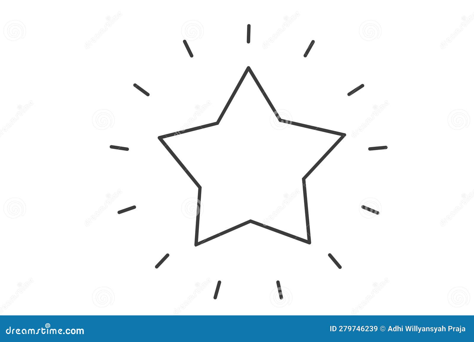 Starlight Line Art Illustration Stock Vector - Illustration of glowing ...