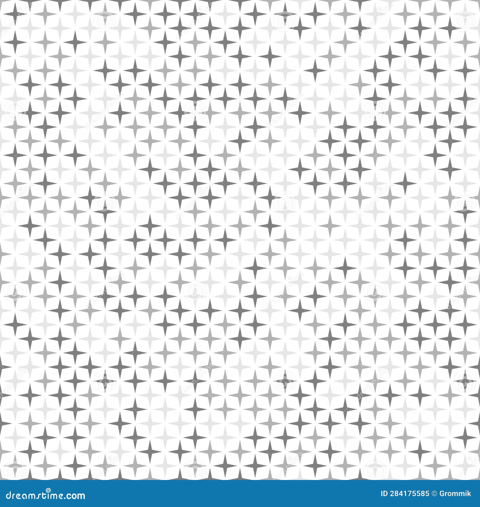 Starlight. Seamless Star Pattern Stock Vector - Illustration of ...