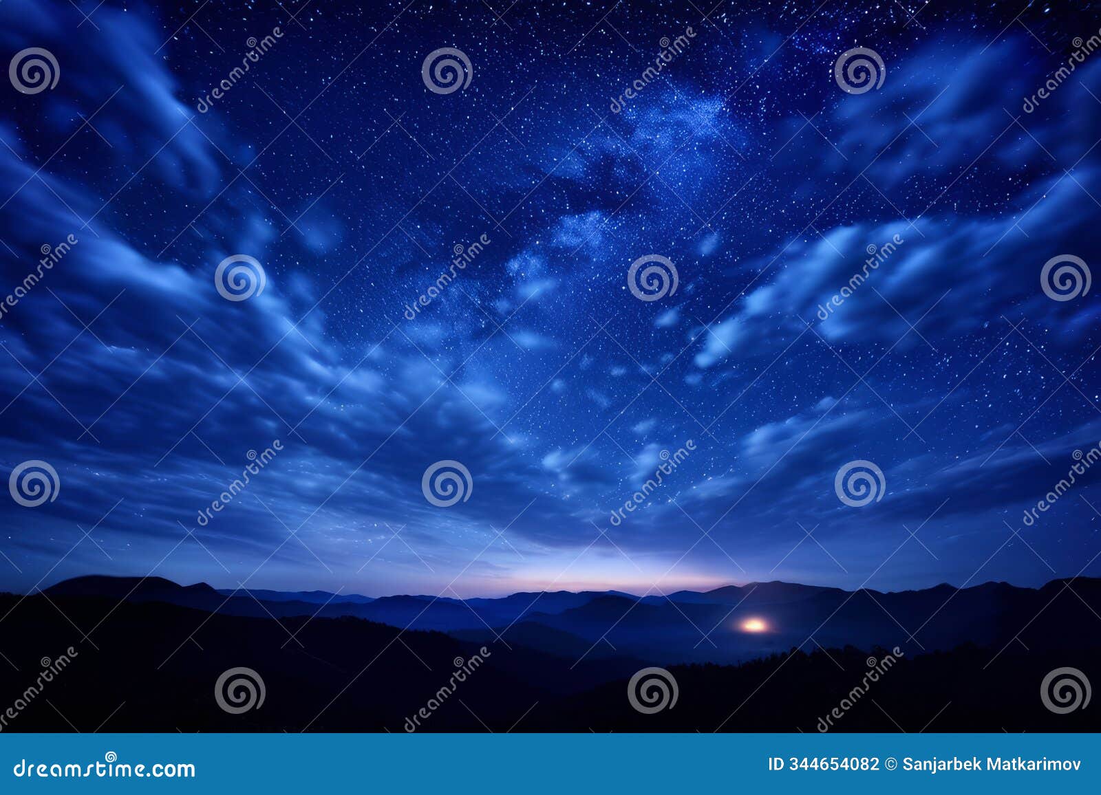 Starlight Sky a Stunning Image of the Starry Night Sky Stock ...