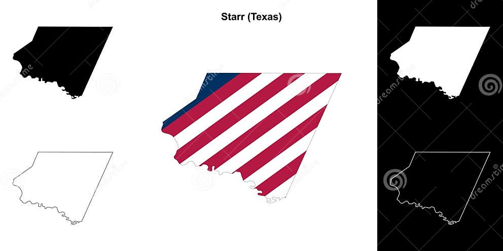 Starr outline map stock illustration. Illustration of vector - 324148731