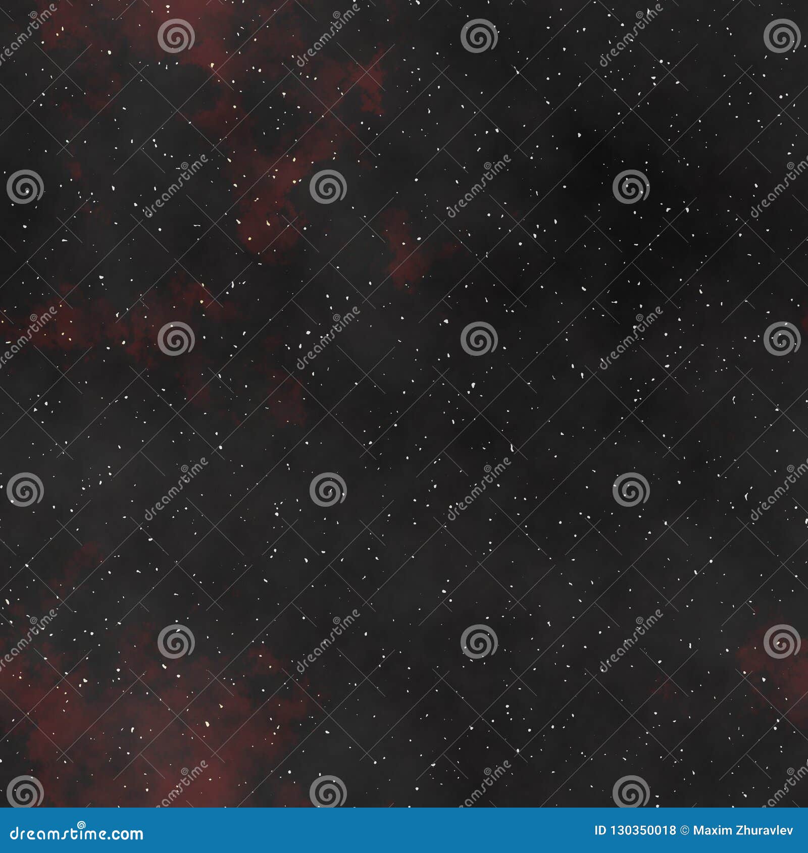 Starrs in Outer Space Seamless Background or Texture Illustration Stock ...