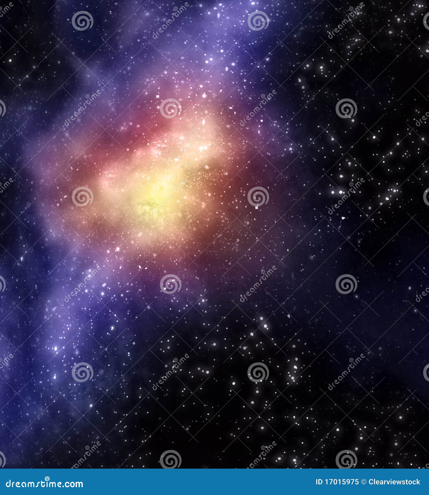 Starry Background Of Deep Outer Space Stock Illustration - Illustration ...