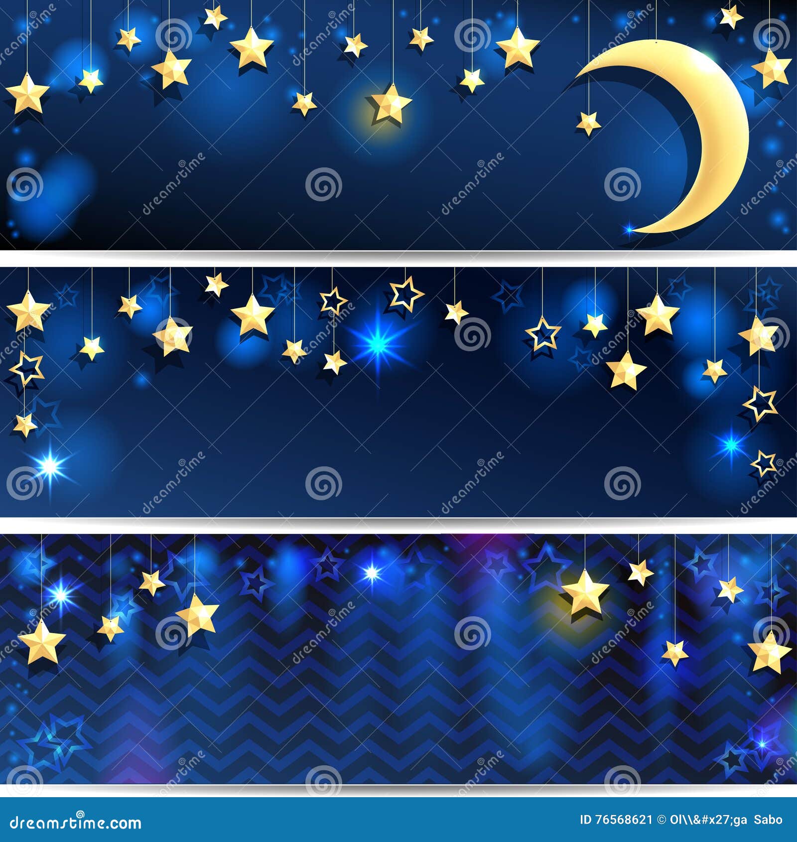 Starry Backgrounds. stock vector. Illustration of celebration - 76568621