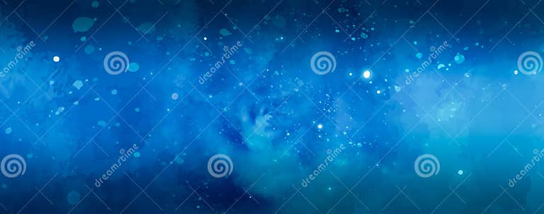 Starry Blue Background Illustration with Vortex Design Psychedelic ...