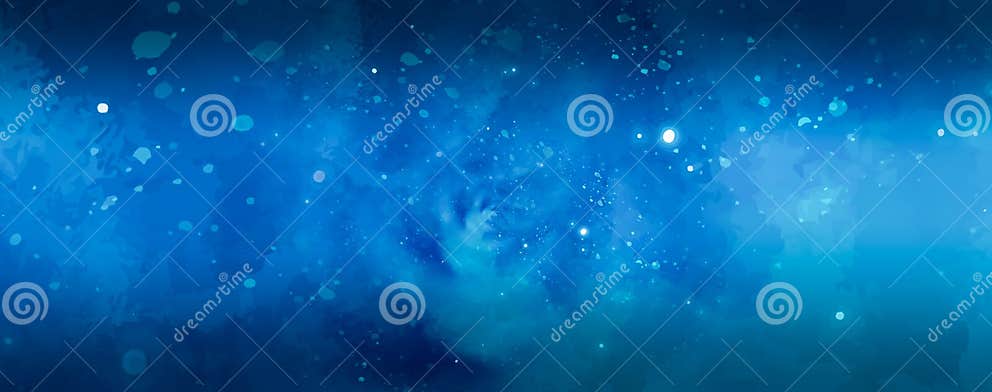 Starry Blue Background Illustration with Vortex Design Psychedelic ...
