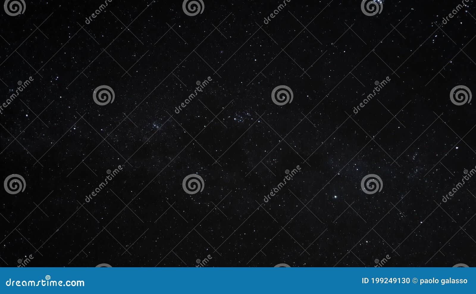 Starry Constellations Motion and Rotating Stars on Winter Night Sky ...