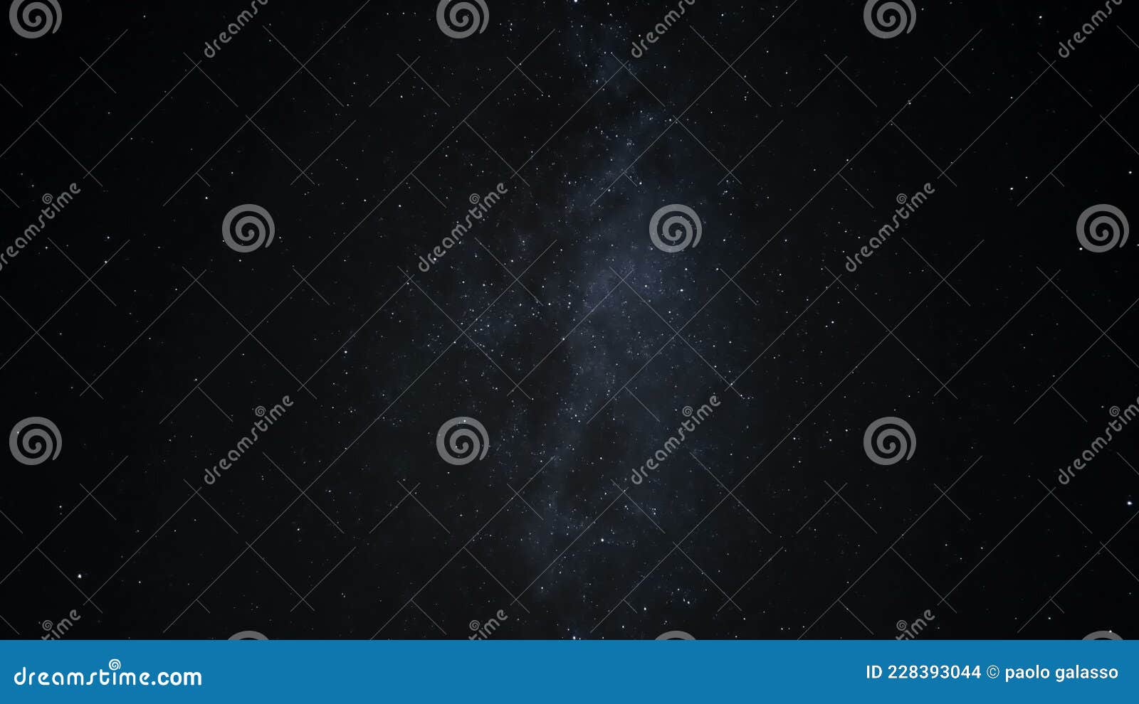 Starry Constellations Motion and Universe Field on Summer Night Sky ...