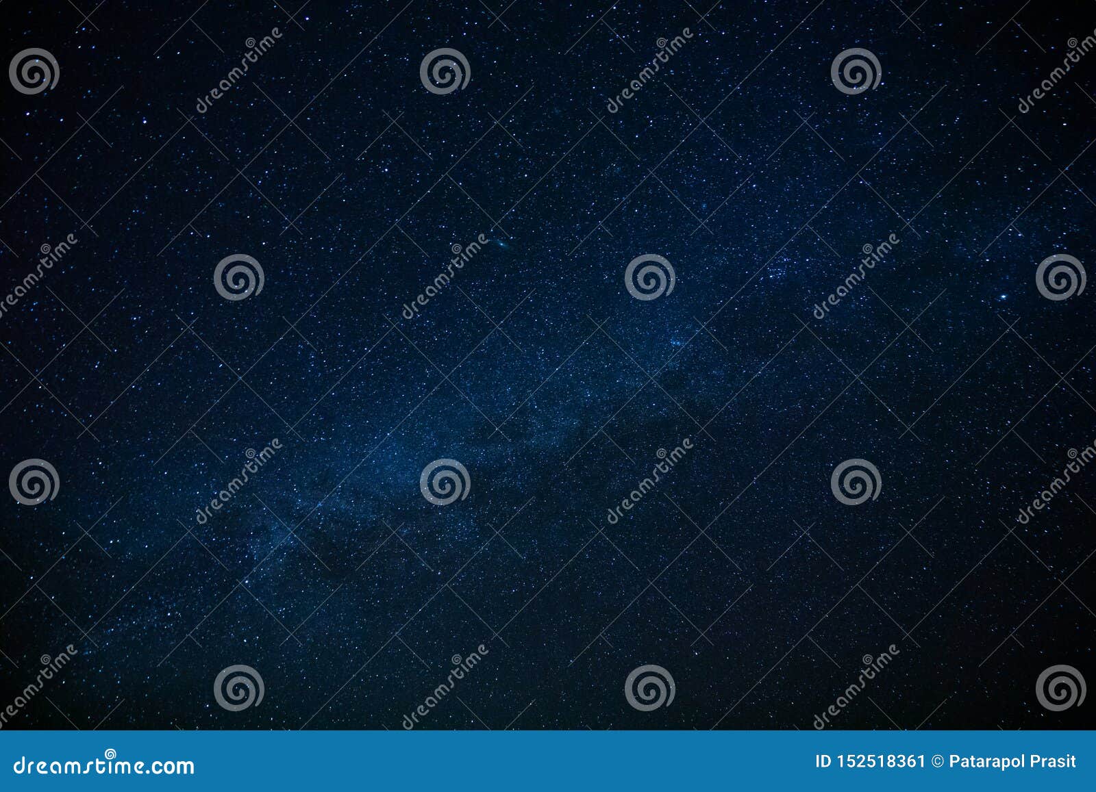 Starry dark blue sky. stock image. Image of milky, darkness - 152518361
