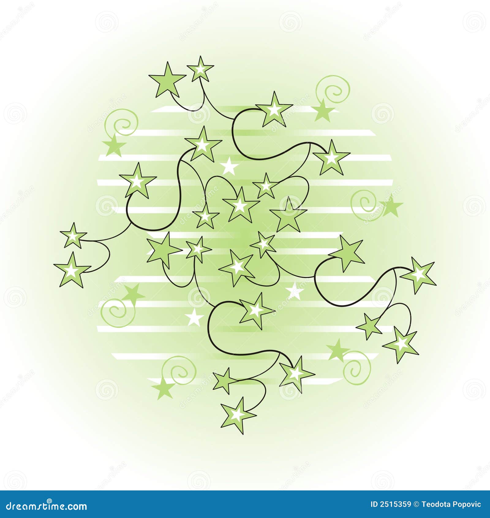 Starry design stock vector. Illustration of starry, green - 2515359