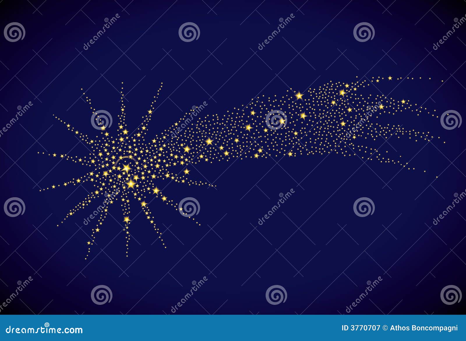 Falling Star Cartoon Vector Illustration | CartoonDealer.com #13745706