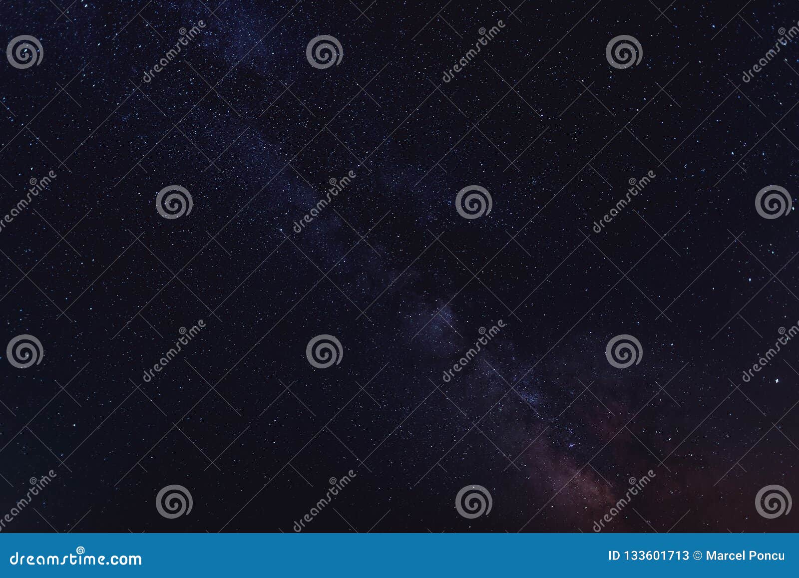 Starry Forest Background Up In The Mountains Royalty-Free Stock Image ...