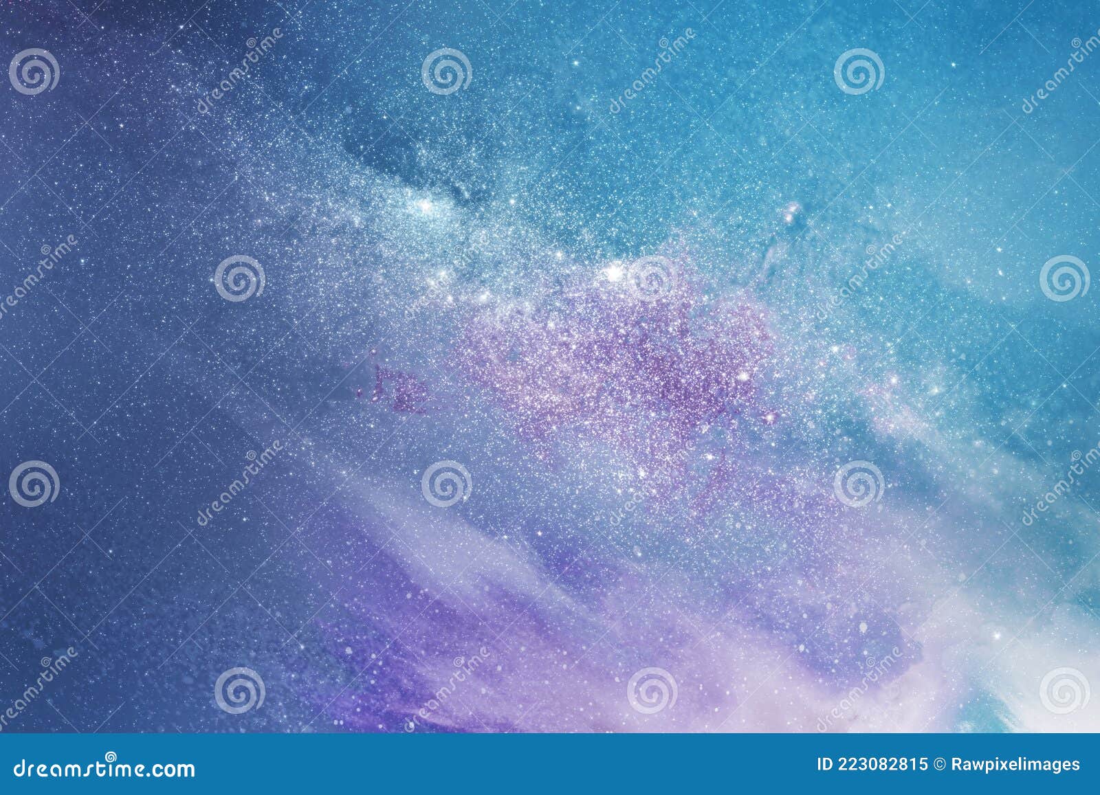 Starry Galaxy Background Design Stock Illustration - Illustration of ...