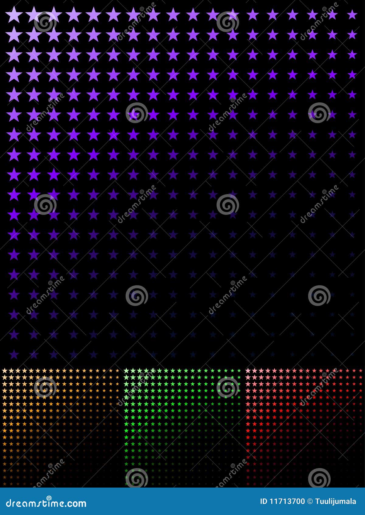 Starry Gradient Background. Stock Vector - Illustration of vivid, disco ...