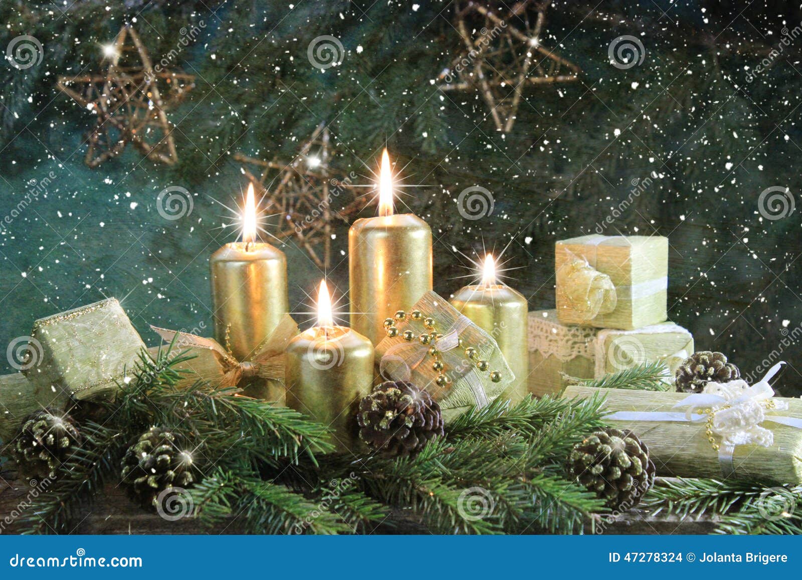 Starry Night Advent stock photo. Image of congratulation - 47278324