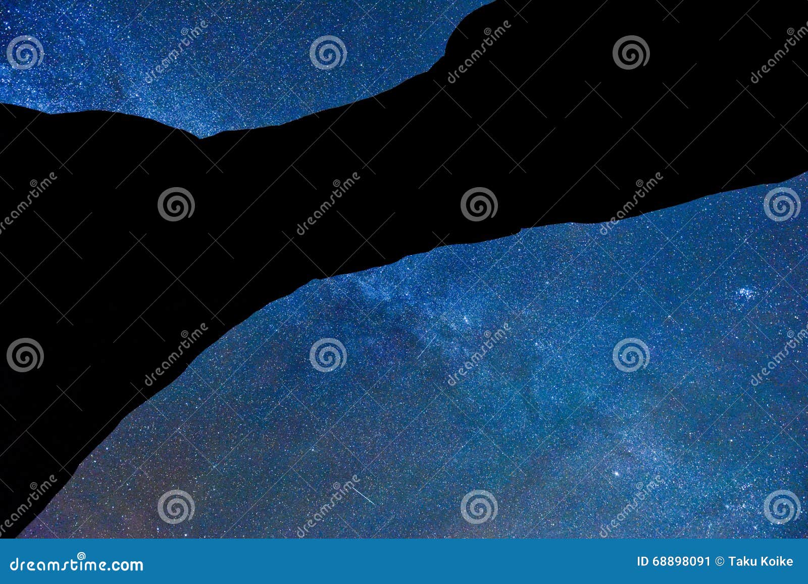 Starry Night at Arches National Park Stock Image - Image of night, moab ...