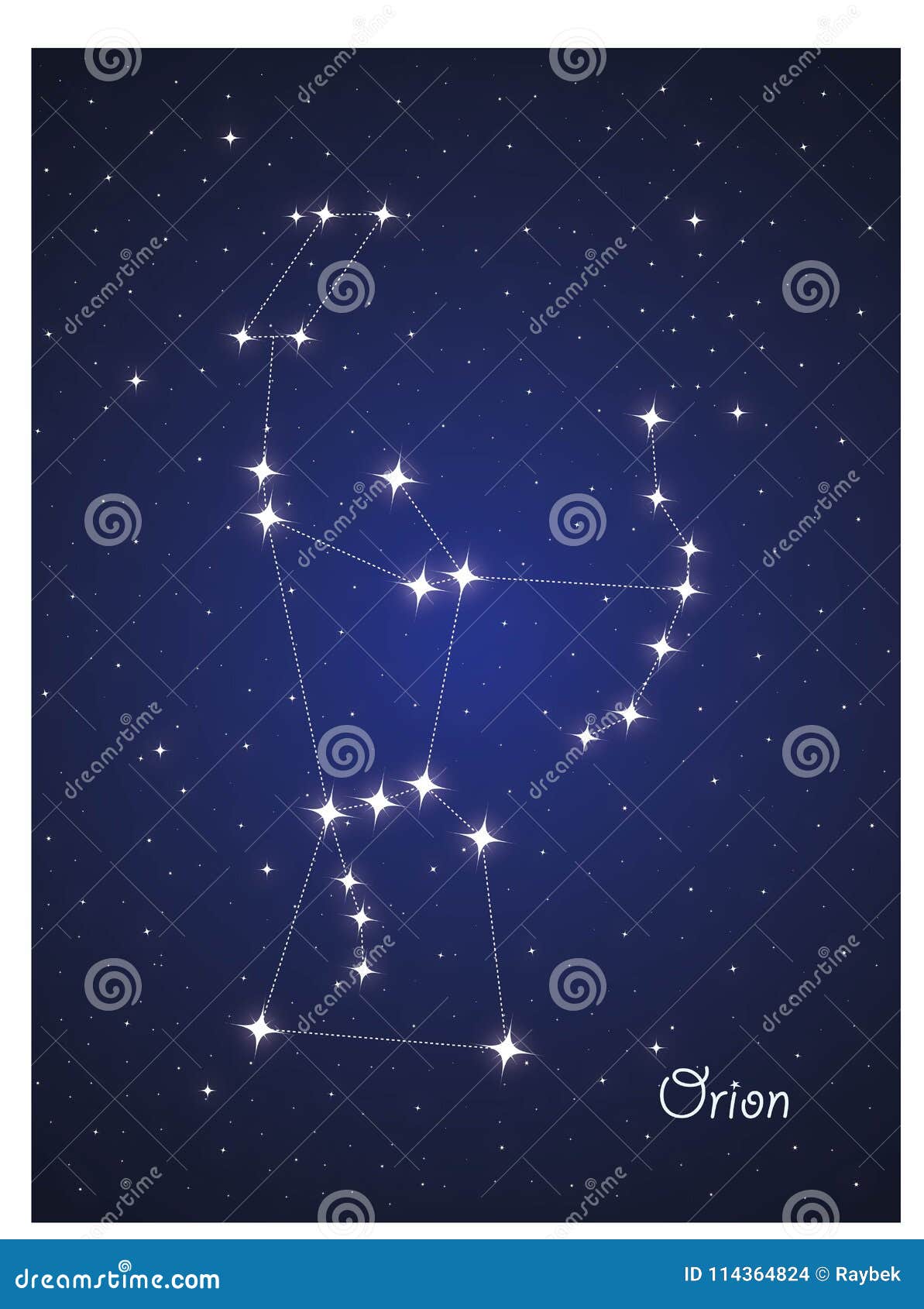 Constellation Orion Stock Image | CartoonDealer.com #44440345