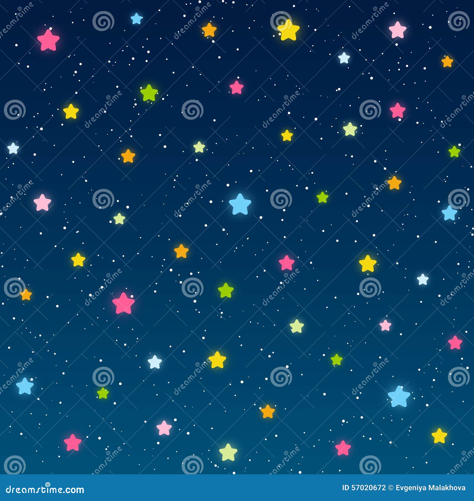 Starry night background stock vector. Illustration of design - 57020672