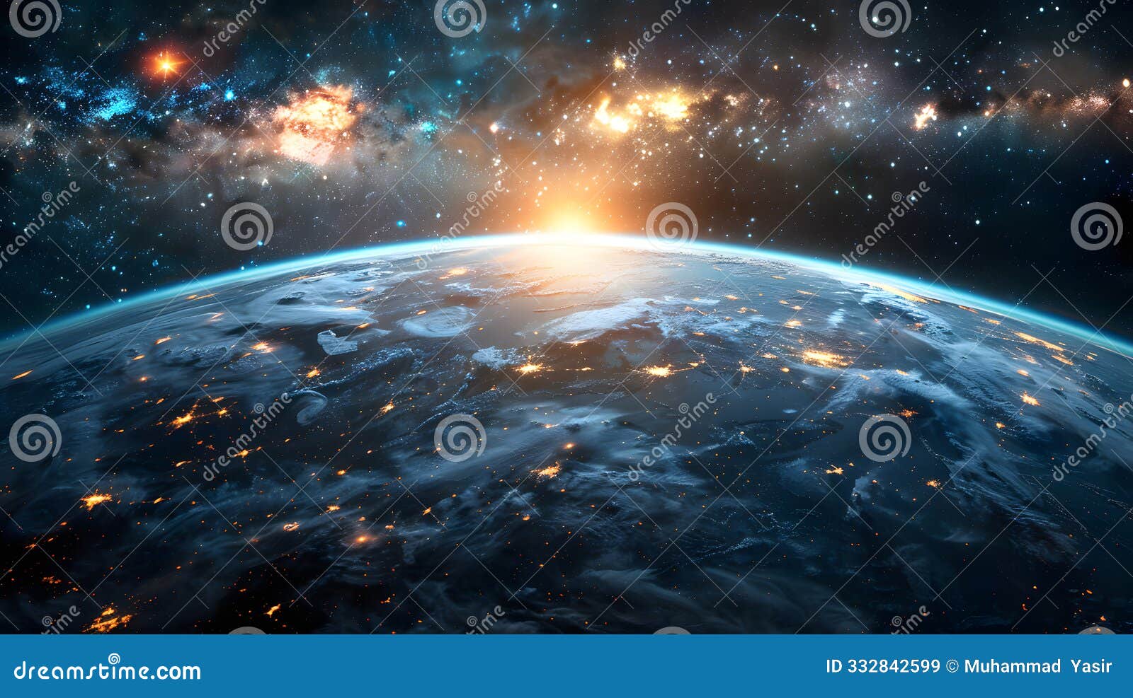 Starry Night Cosmos Background. High Quality Image Stock Image - Image ...