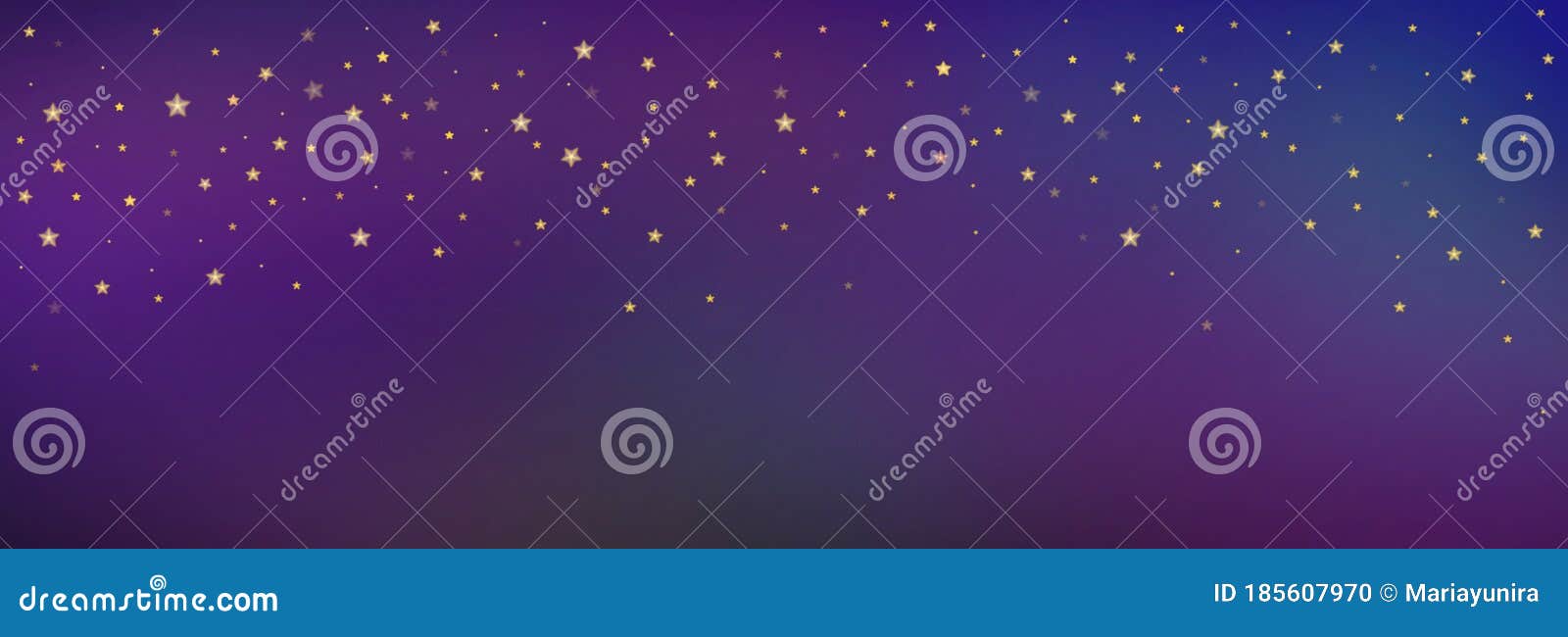 Starry Night Illustrations Concept Background Stock Illustration ...
