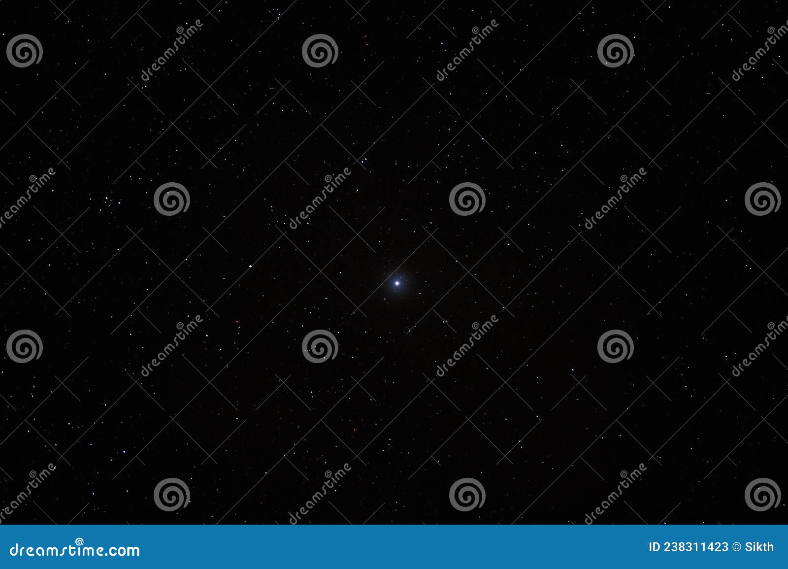 Starry Night - Real Night Sky with Stars Stock Image - Image of ...