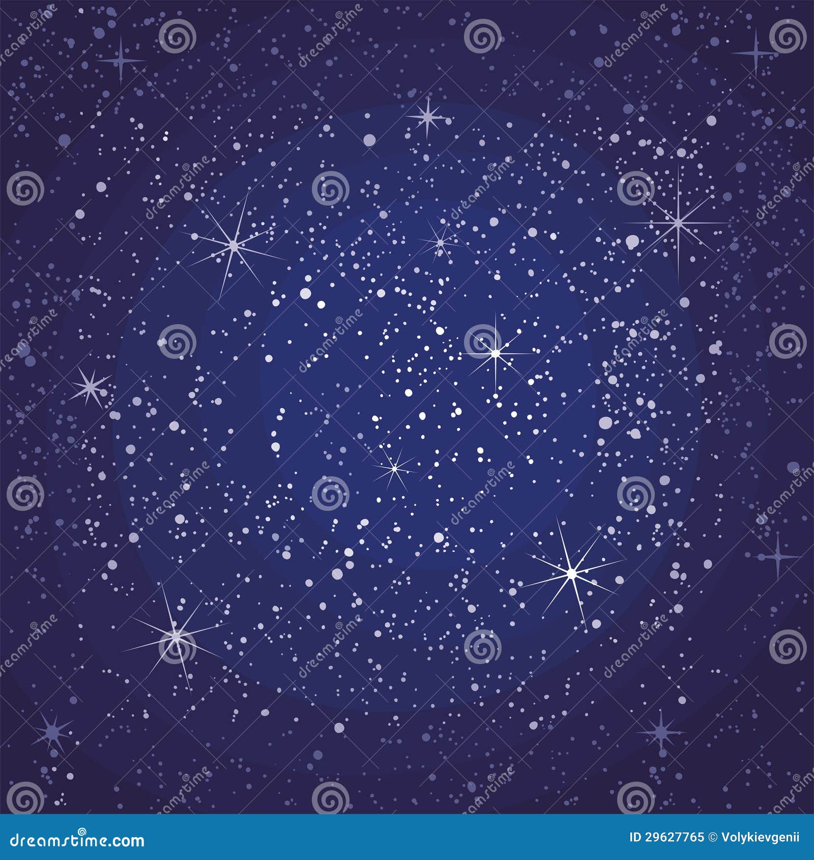 Starry Night Seamless Pattern Stock Vector - Illustration of seamless ...