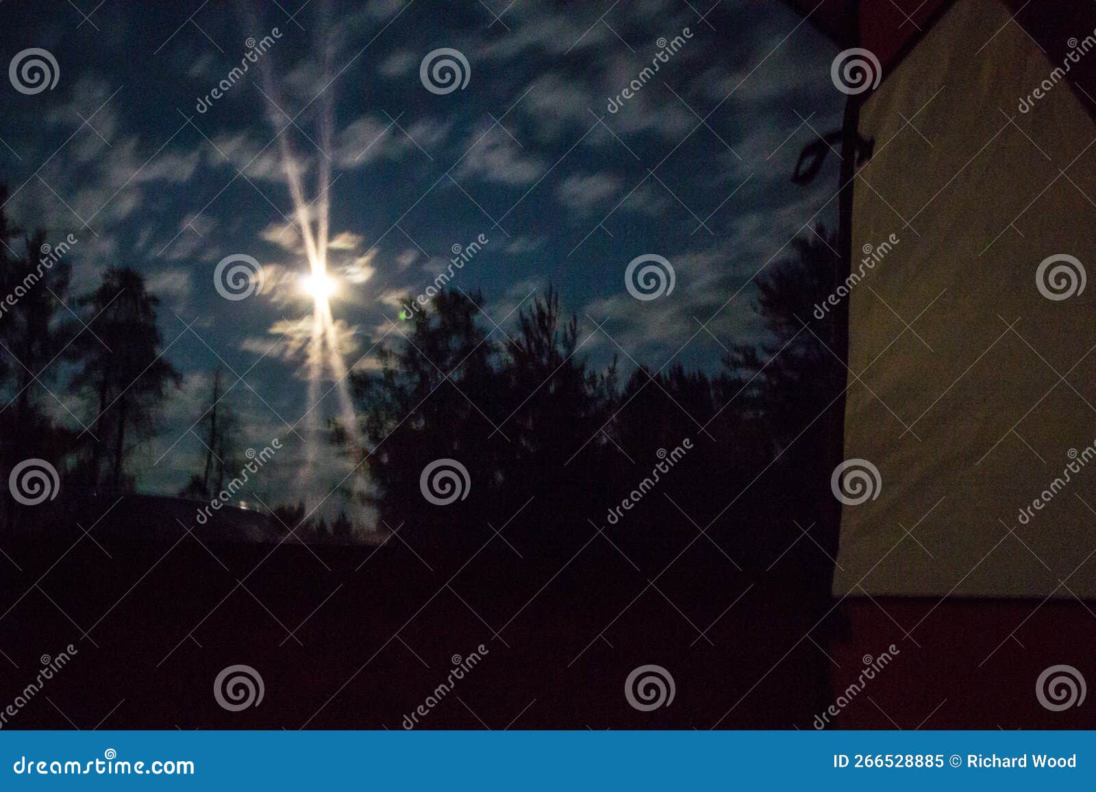 View of Starry Night Skies in Michigan Stock Image - Image of galaxy ...