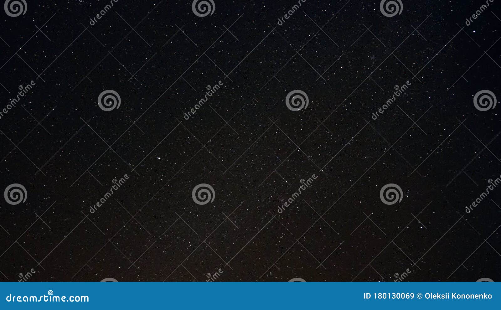 Starry Night Sky As a Background. Dark Interstellar Space Stock Image ...