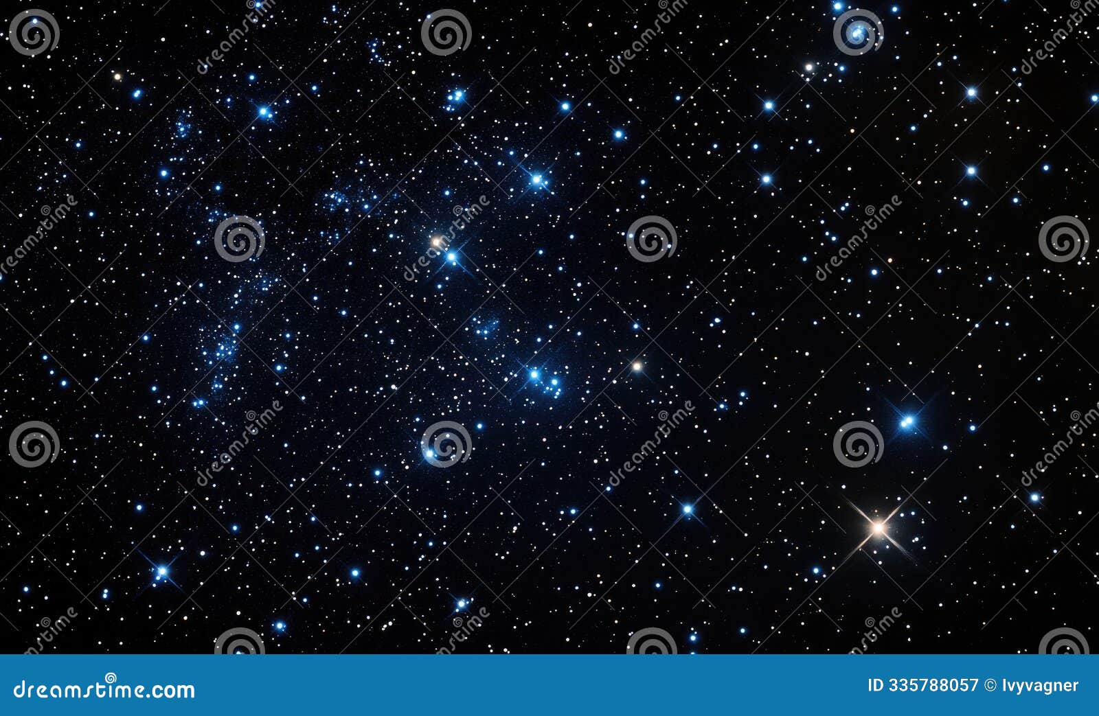 A Starry Night Sky with a Long Line of Stars Stock Image - Image of ...