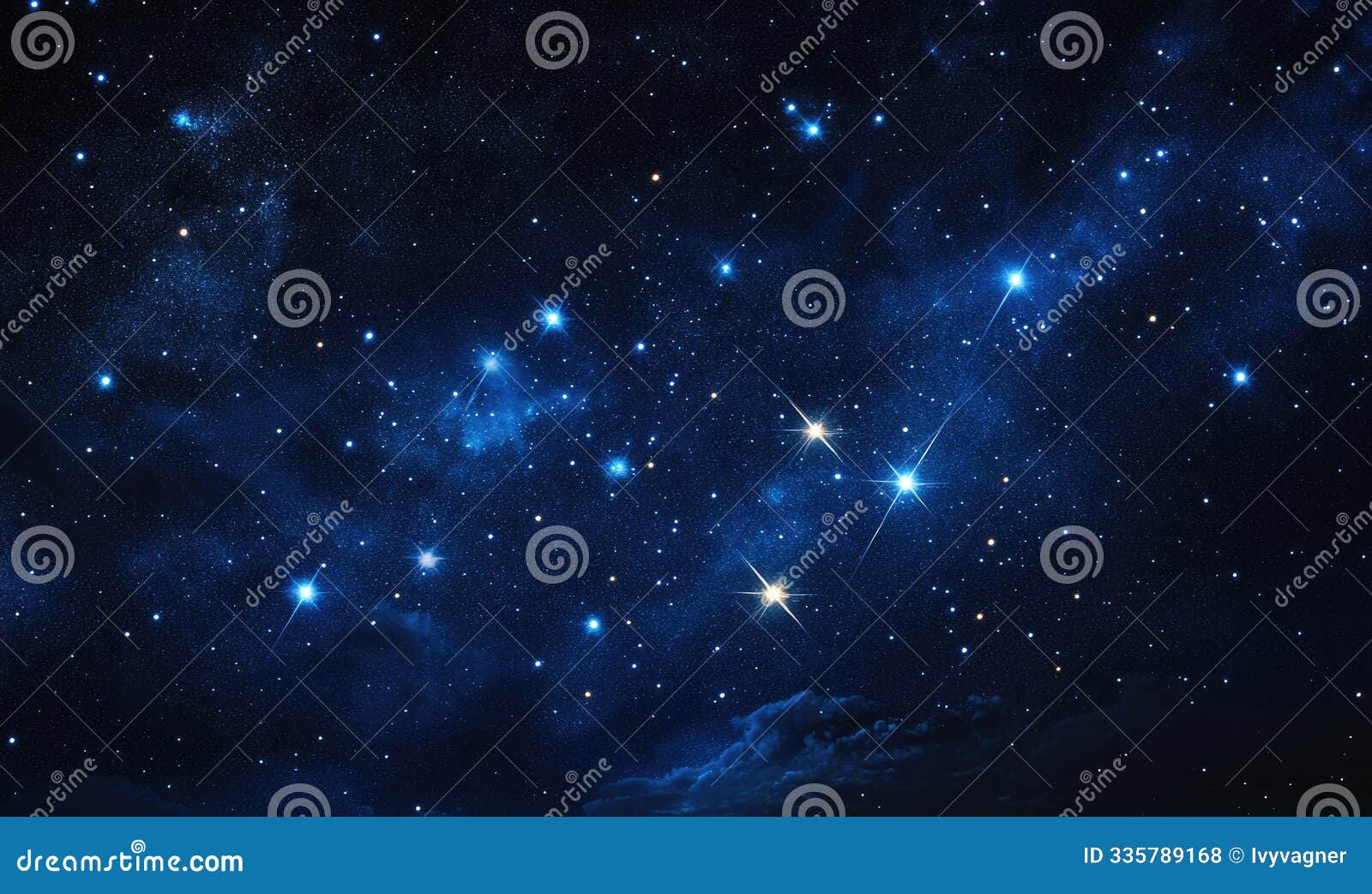 A Starry Night Sky with a Long Line of Stars Stock Photo - Image of ...