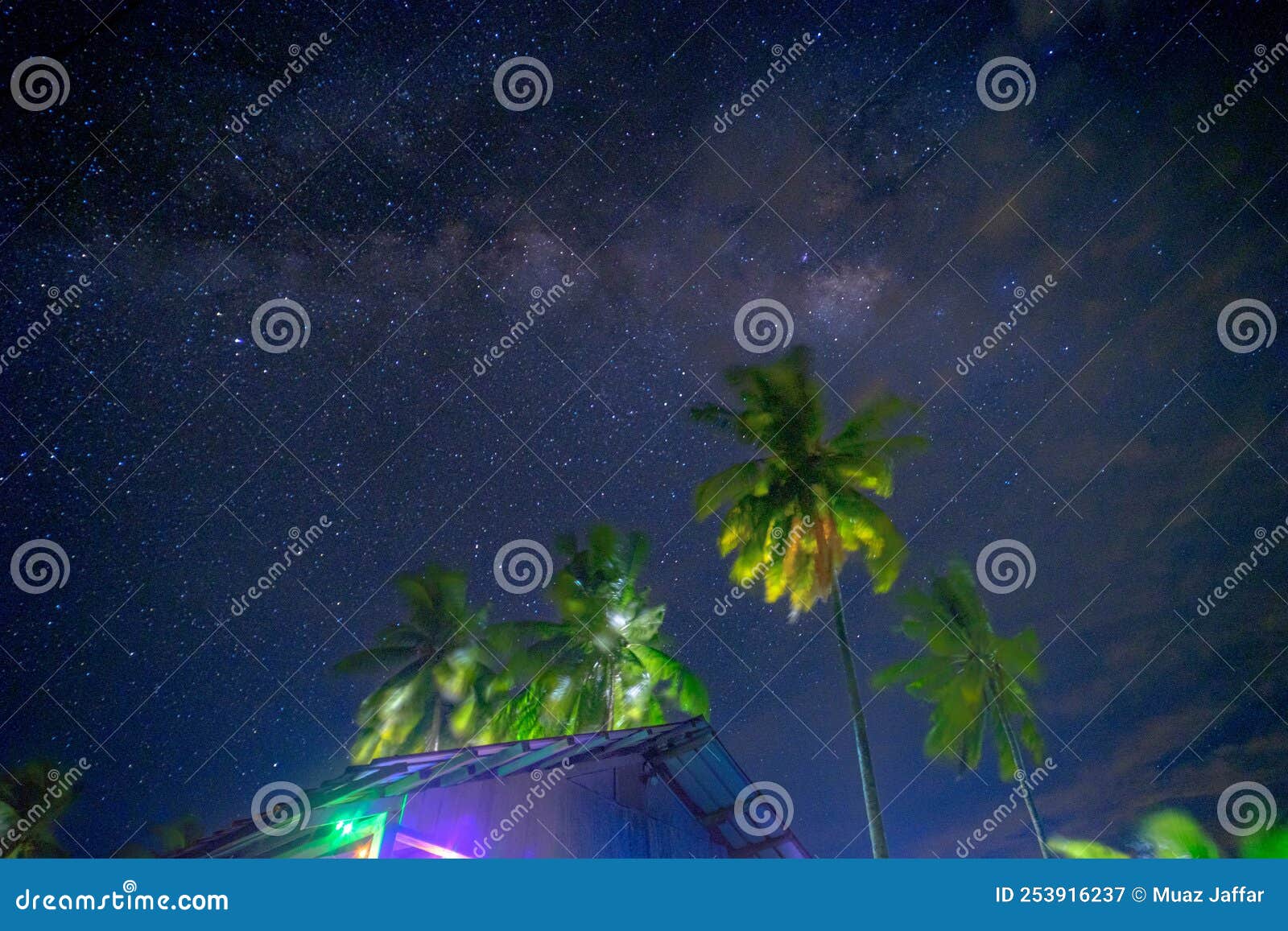 Starry Night Sky with Milky Way Core Background Stock Image - Image of ...