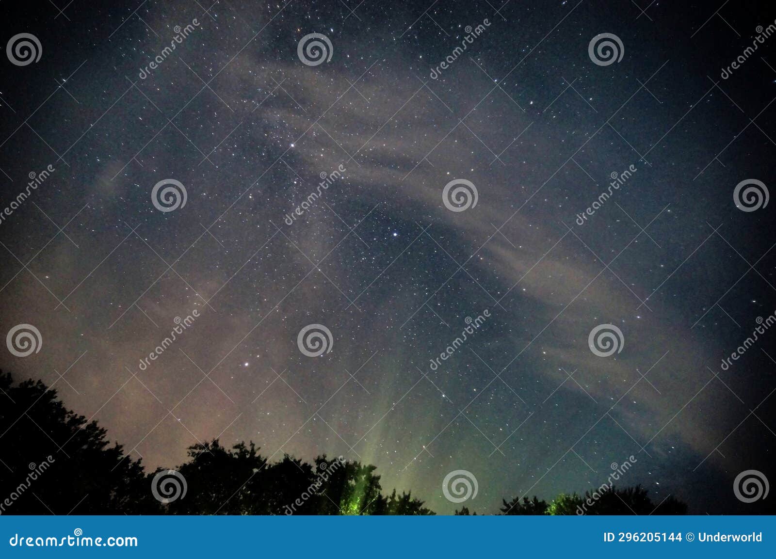Starry Night Sky , Night Sky with Stars, Wide Angle Stock Photo - Image ...