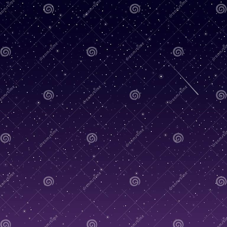 Starry Night Sky Texture or Space Background Vector Illustration Stock ...