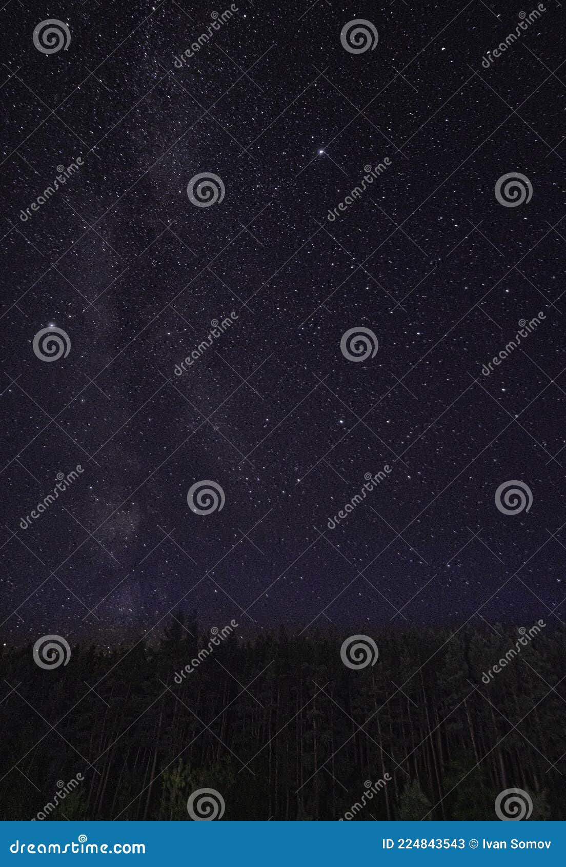 Starry Night Sky on a Warm Summer Night Stock Image - Image of star ...